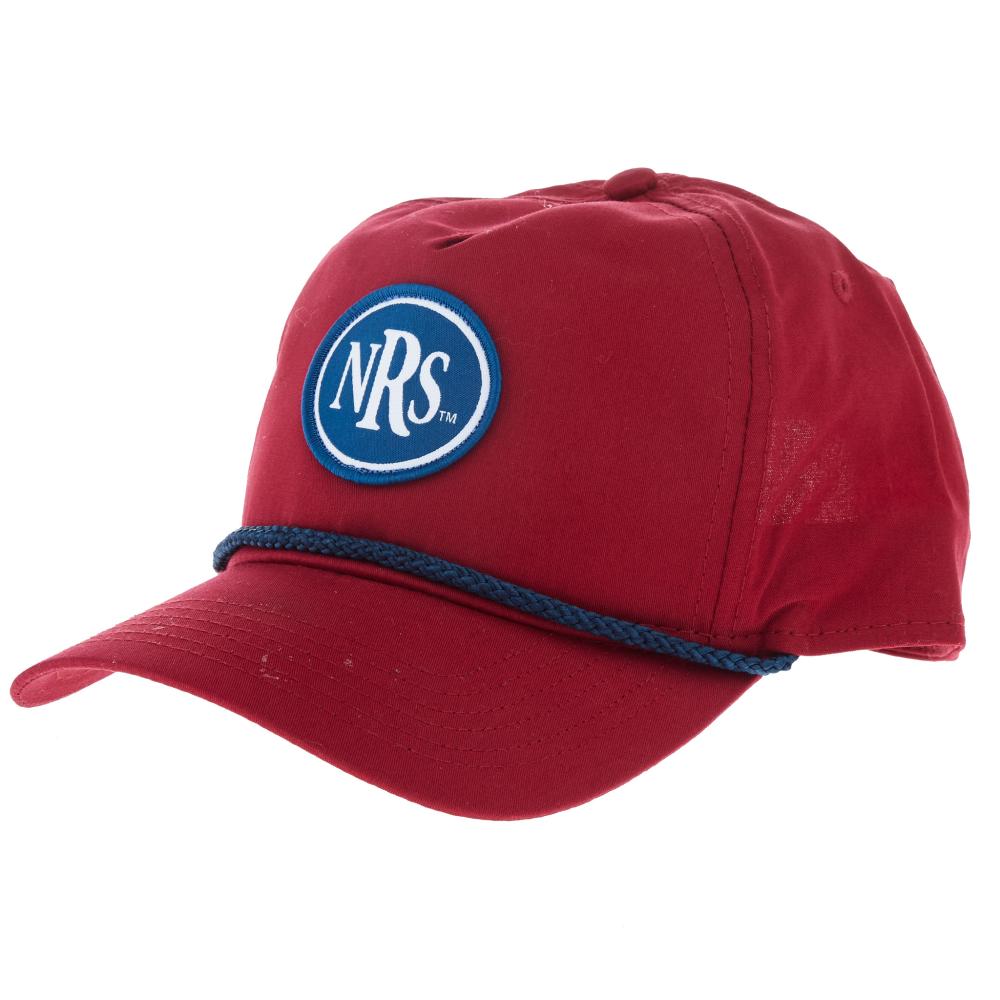 NRS Cardinal and Royal Blue Oval Patch Cap