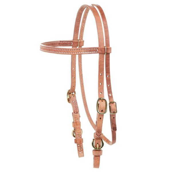 NRS Tack Straight Browband Headstall with Quick Change Buckles