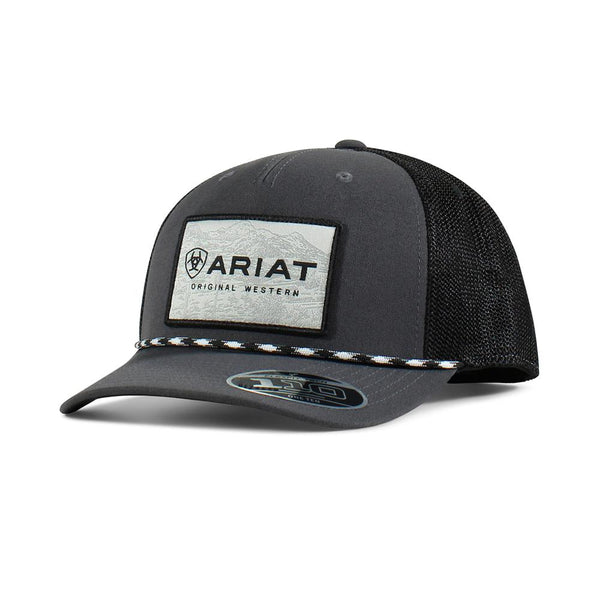 Ariat Flexfit Patch Rope Black Cap