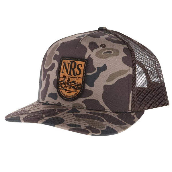 NRS Duck Camo and Brown Laser Patch Cap