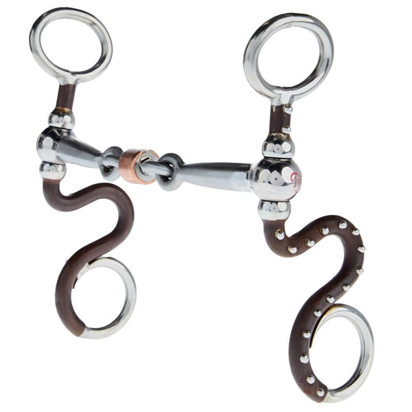 Tom Balding Bits Slick 50 Dog Bone Santa Maria Shank Bit