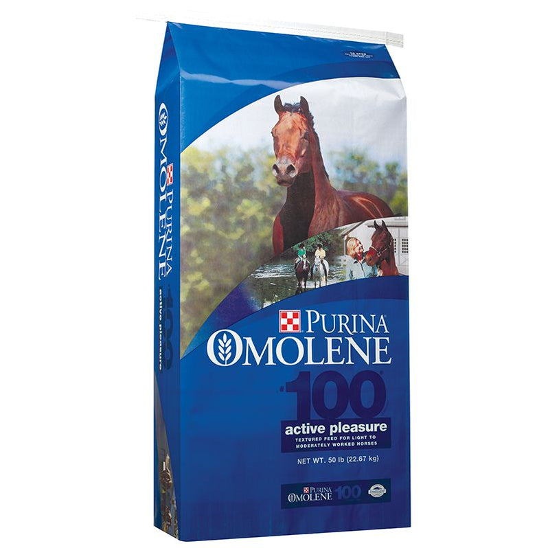 Purina Animal Nutrition Omolene 100 Pleasure 50lb Textured