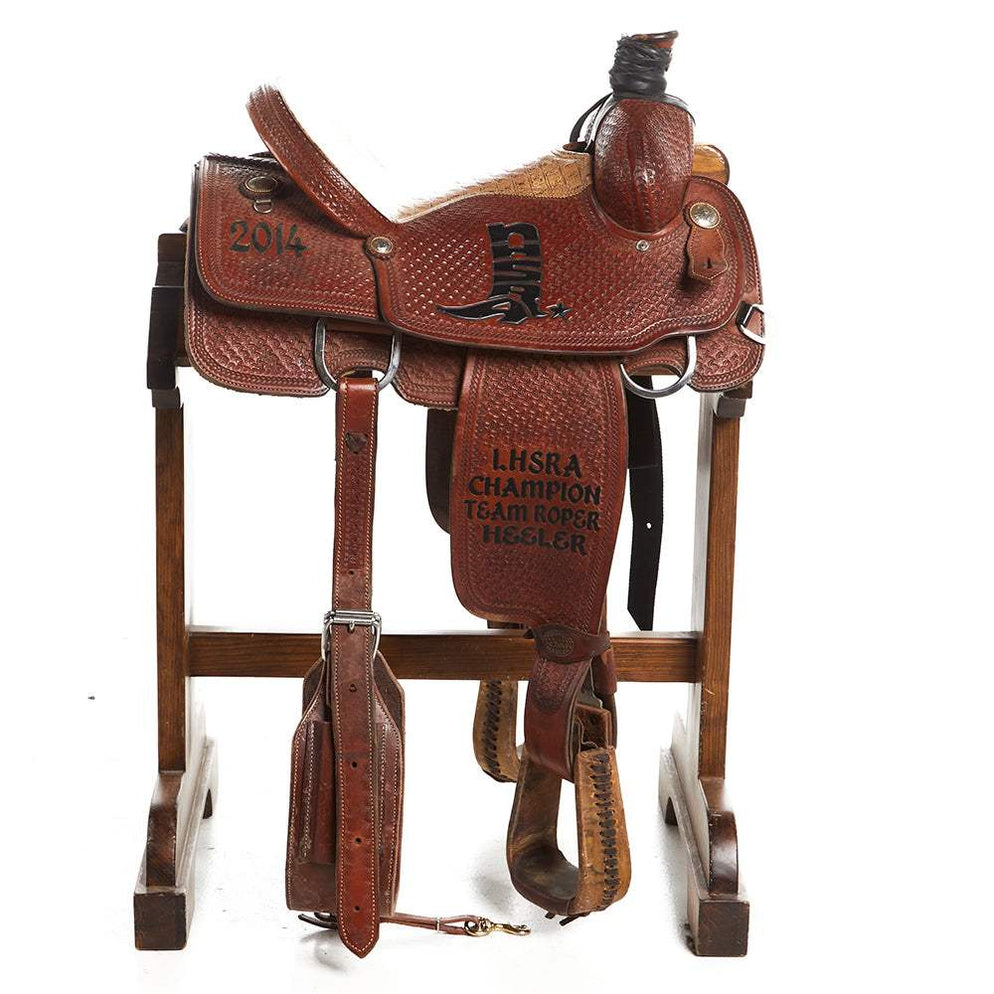 NRS Used 15in Tod Slone Diamond S Trophy Team Roper