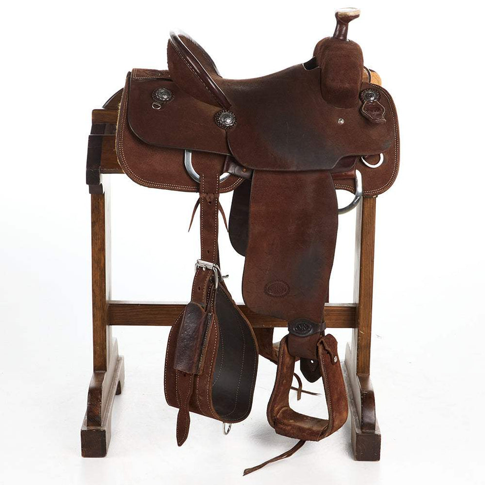 NRS Used 14in Competitor Series Team Roping Saddle