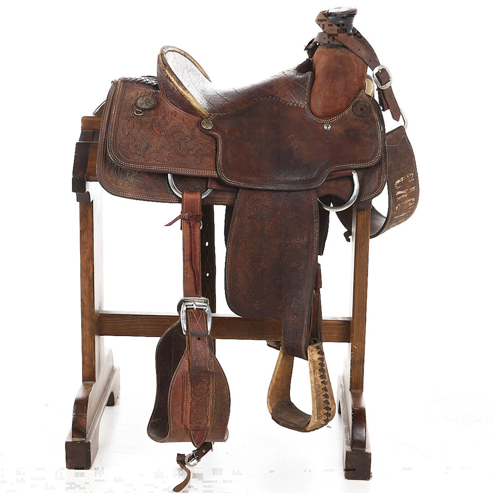 Cactus Saddlery Used 14in Saddlery Team Roper