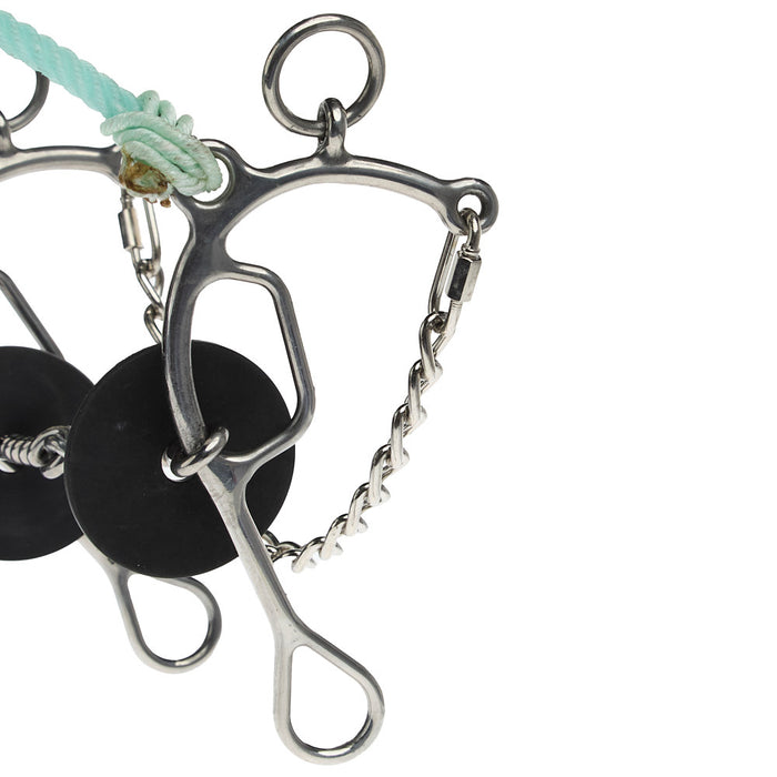 Reinsman Martha Josey Turquoise Rope Million Dollar Gag Bit