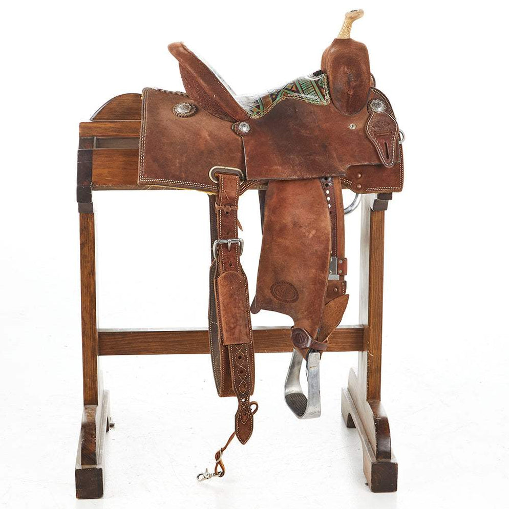 NRS Used 15in Circle Y Ranch Roping Saddle