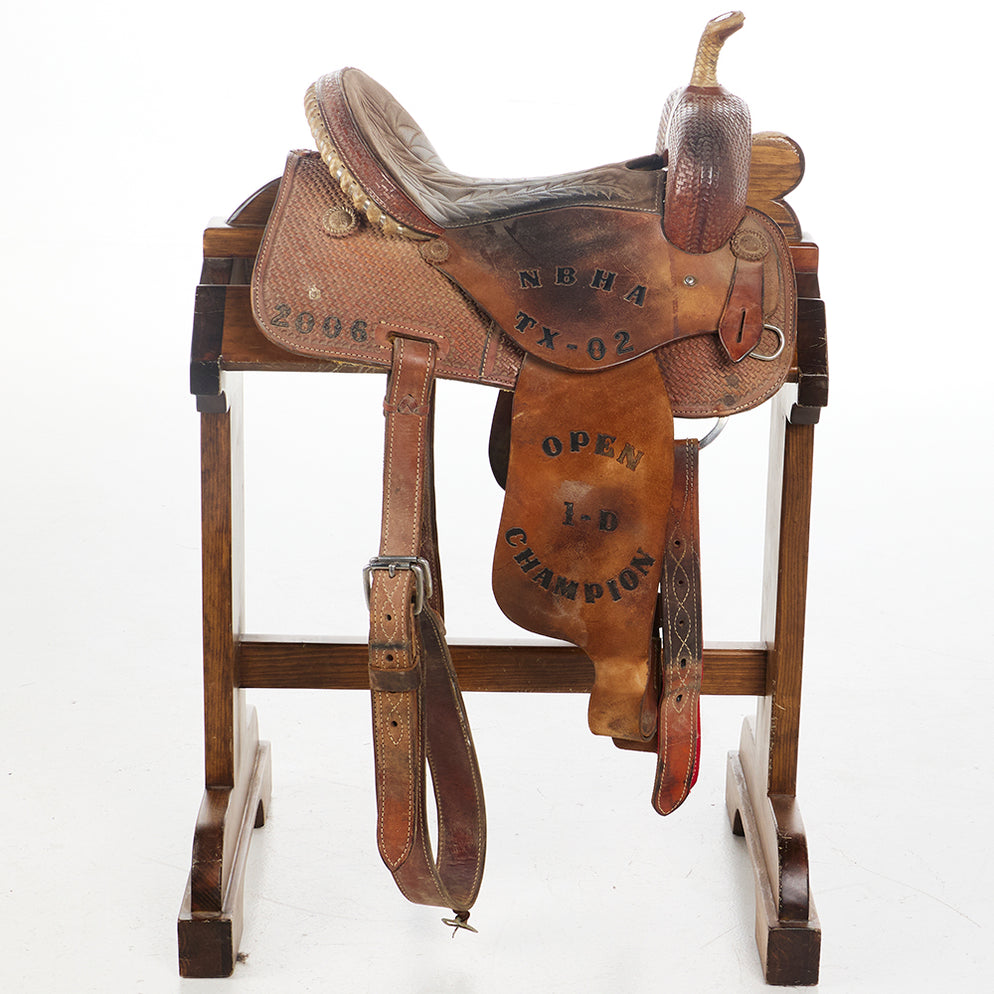 Corriente Used 14.5in Corriente Barrel Saddle