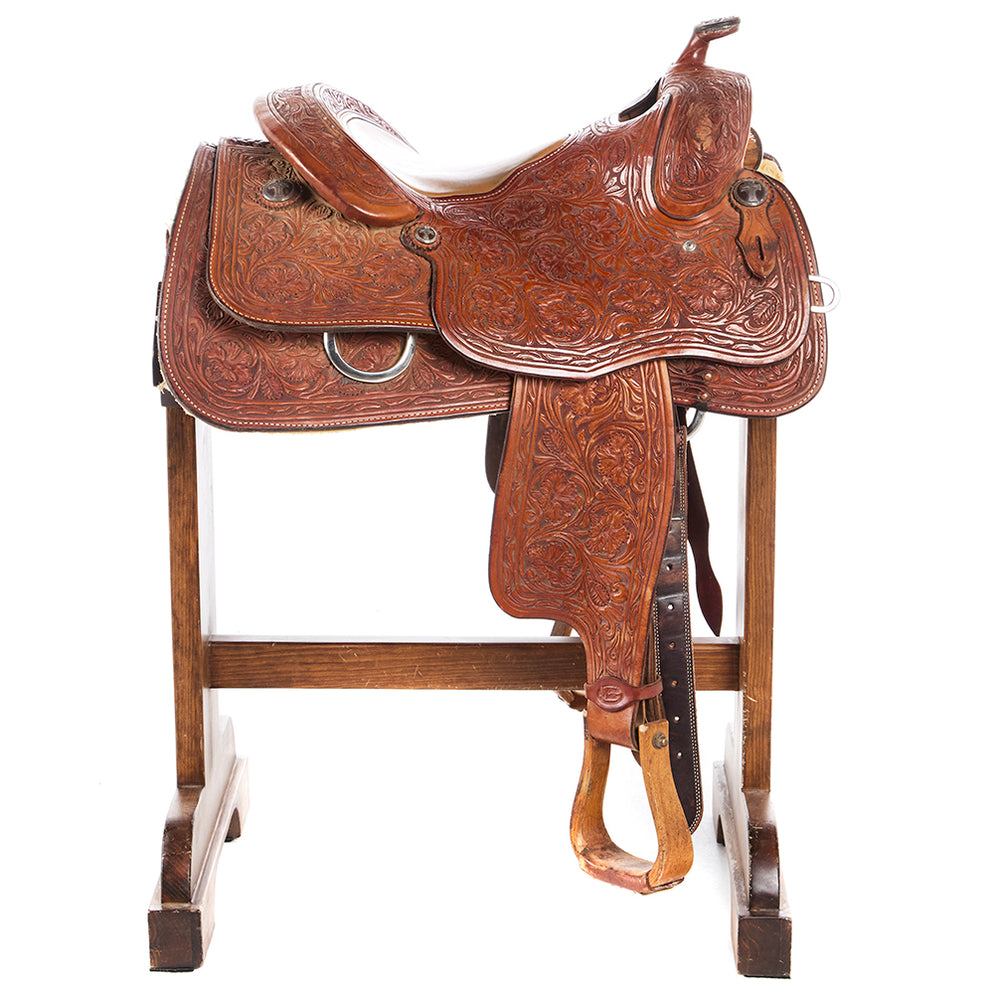 Cactus Saddlery Used 15in Saddlery Reining Cowhorse Saddle