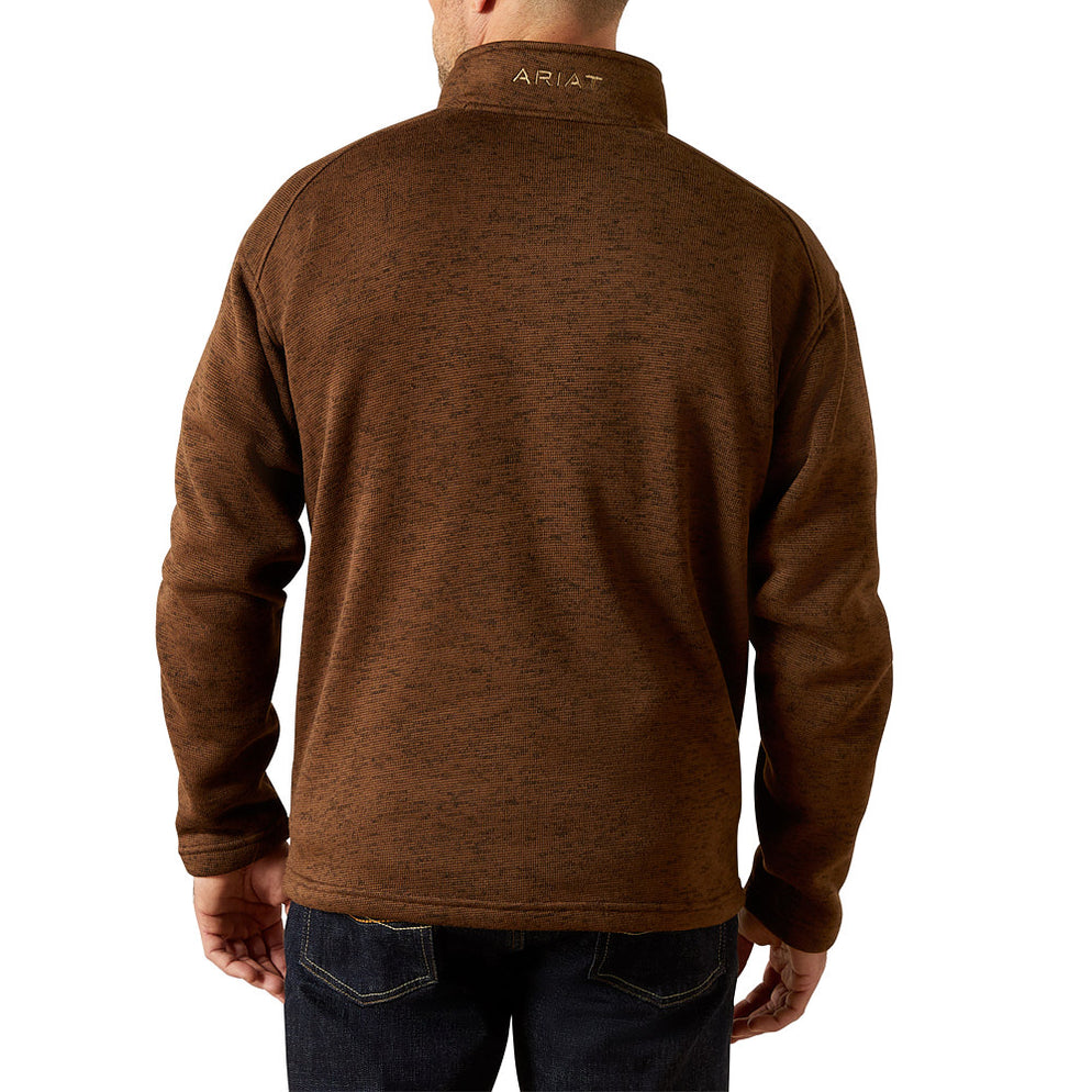 Ariat Men's Khaki Caldwell Reinforced Snap Sweater