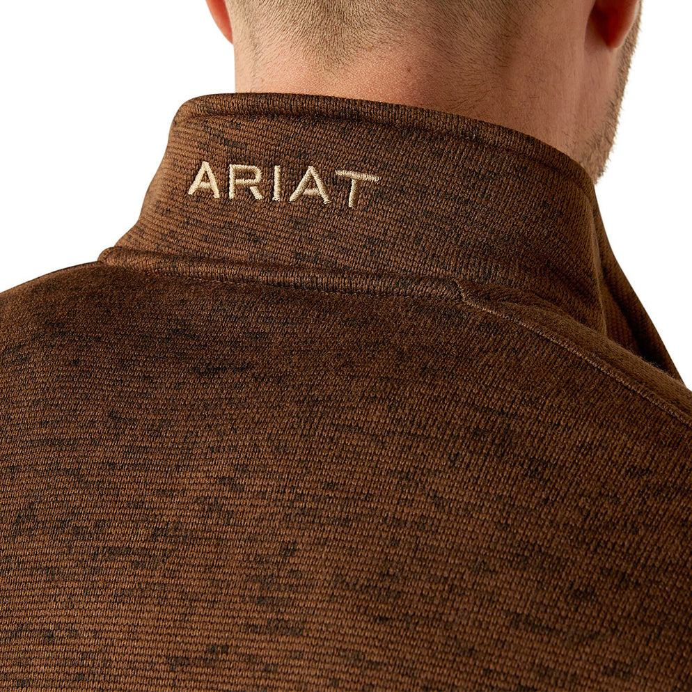 Ariat Men's Khaki Caldwell Reinforced Snap Sweater