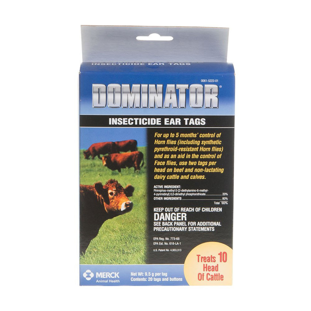 Merck Animal Health Dominator Insecticide Ear Tags