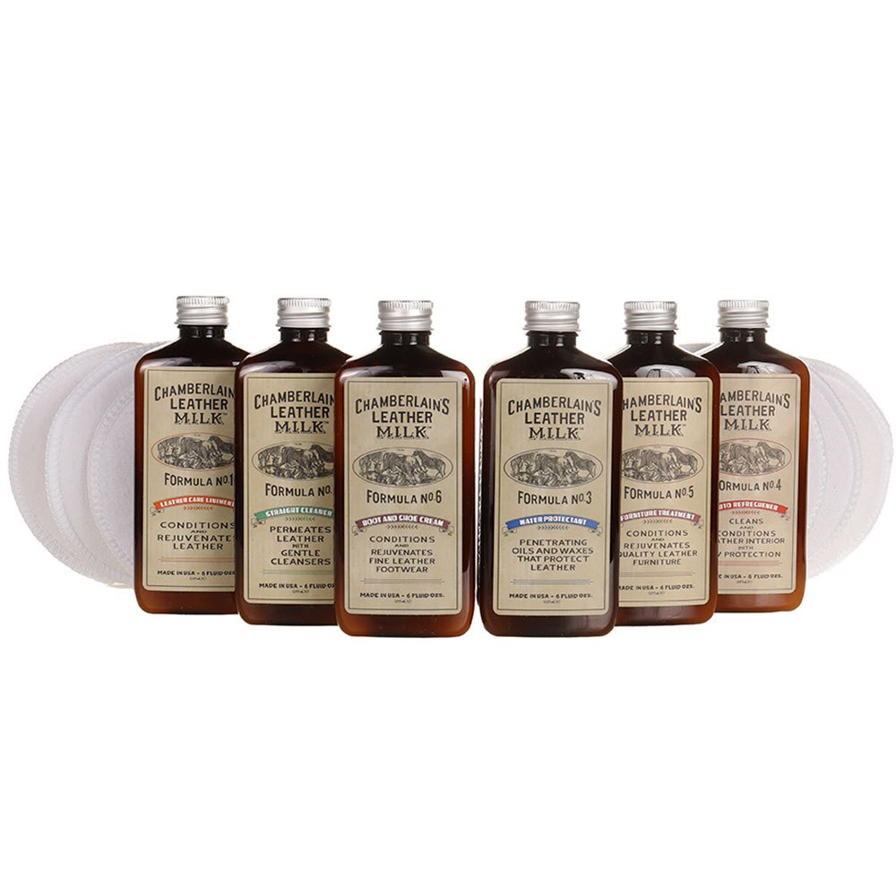 Chamberlains Leather Milk Chamberlain's Complete Leather Care Set