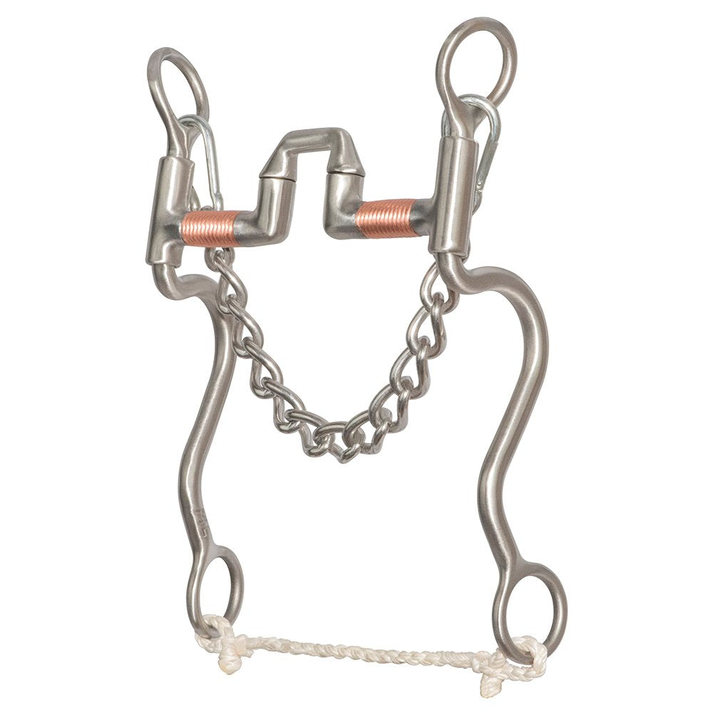 Cowboy Tack Walt Woodard 1 By 1 Copper Wrapped Square Correctional Bit