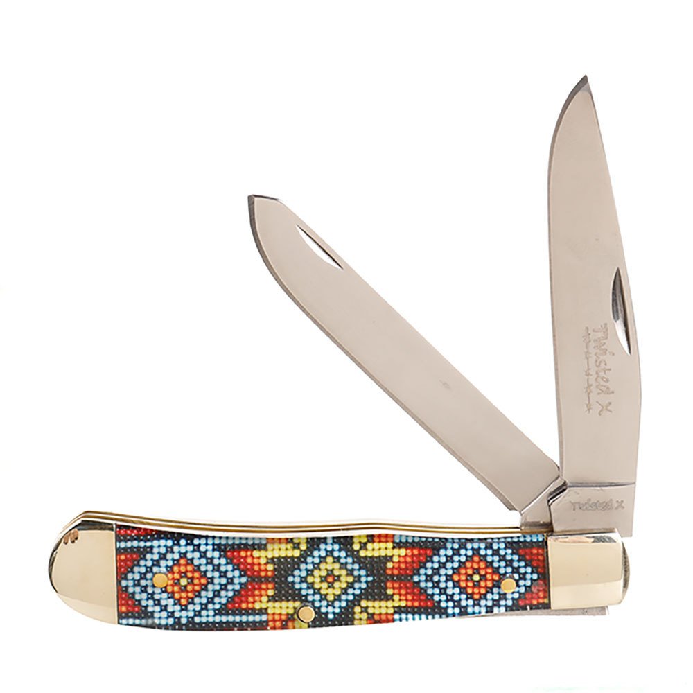 Fiesta Handle Twisted X Trapper Knife | Buy a Twisted X Trapper Knife ...
