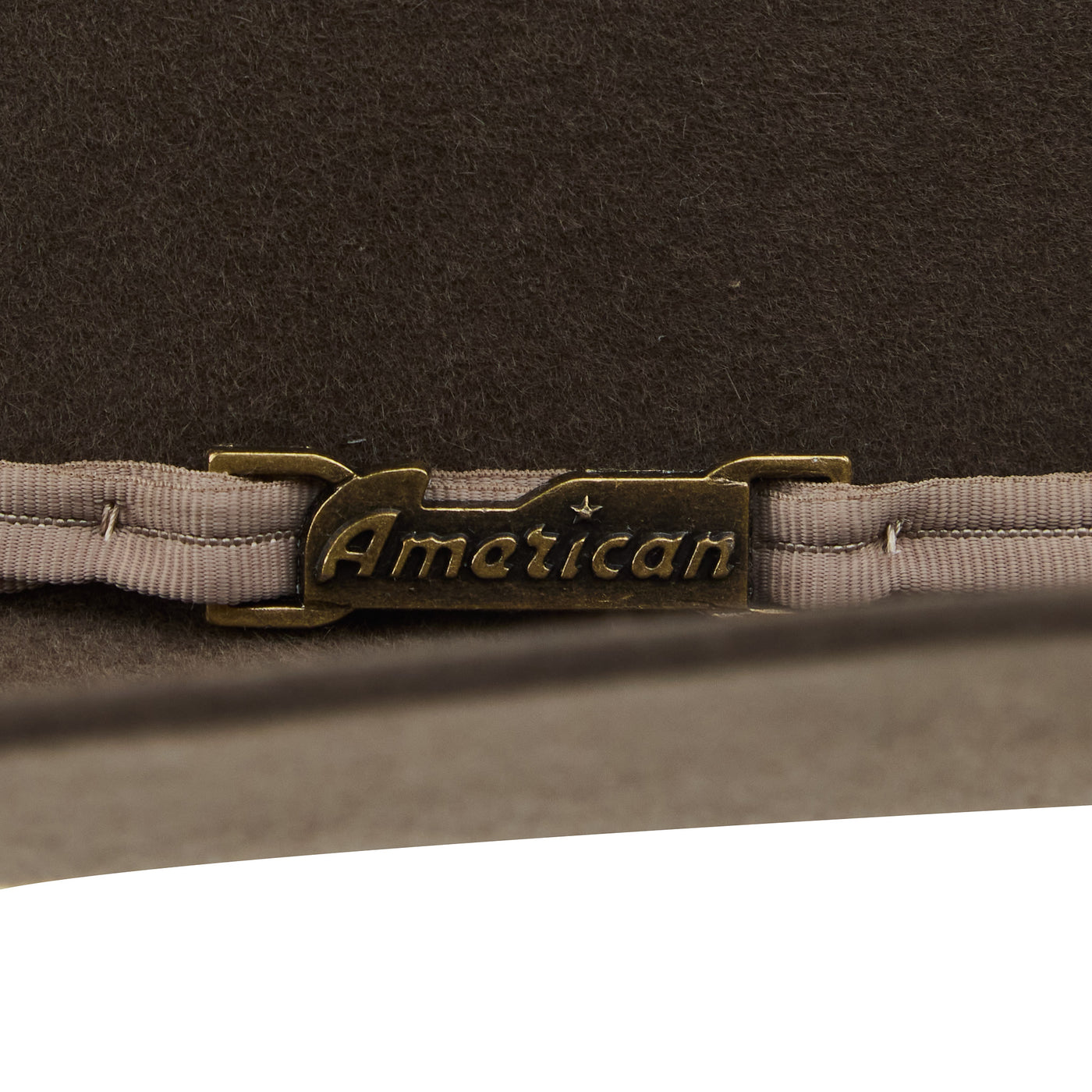 American Hats 10x Pecan 4 1/2 Inch Brim Open Crown Felt