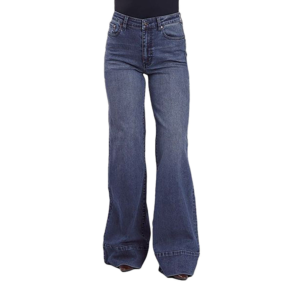 Stetson Apparel Women's High Rise Wide Leg Jeans