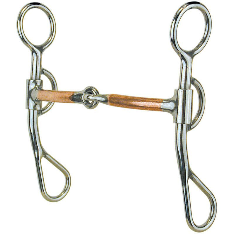 Reinsman Argentine Smooth Copper Snaffle Shank Bit