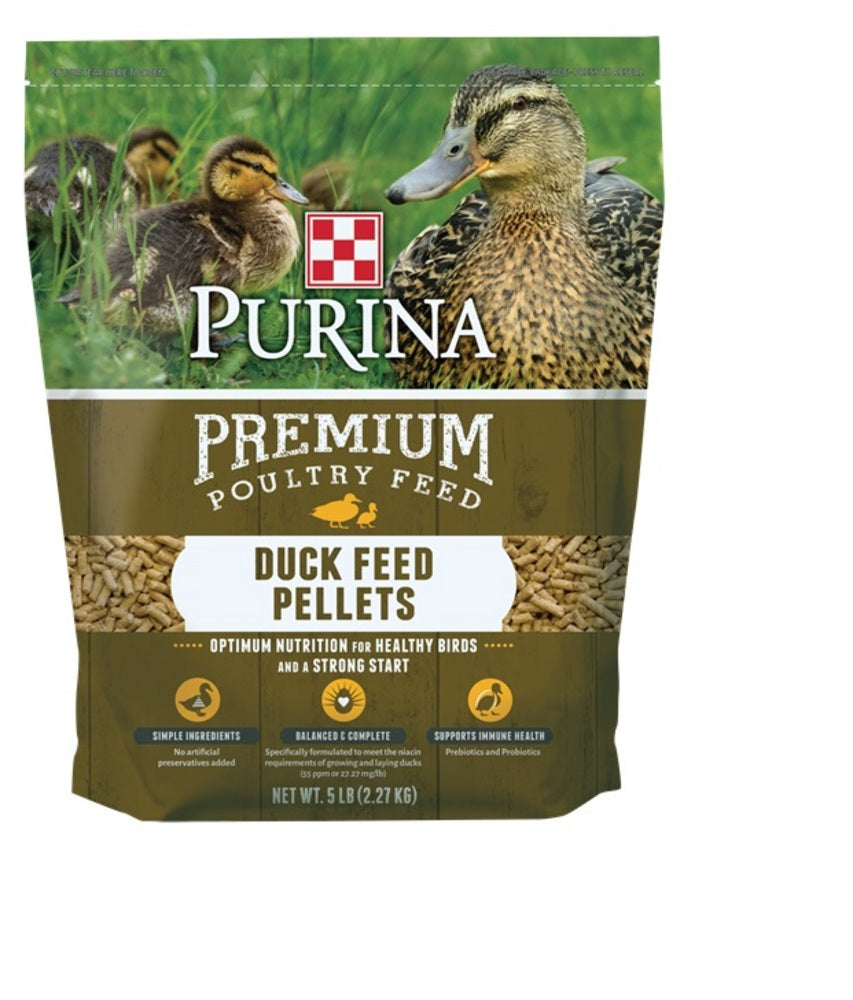 Purina Animal Nutrition Duck Feed Pellets 5 lb