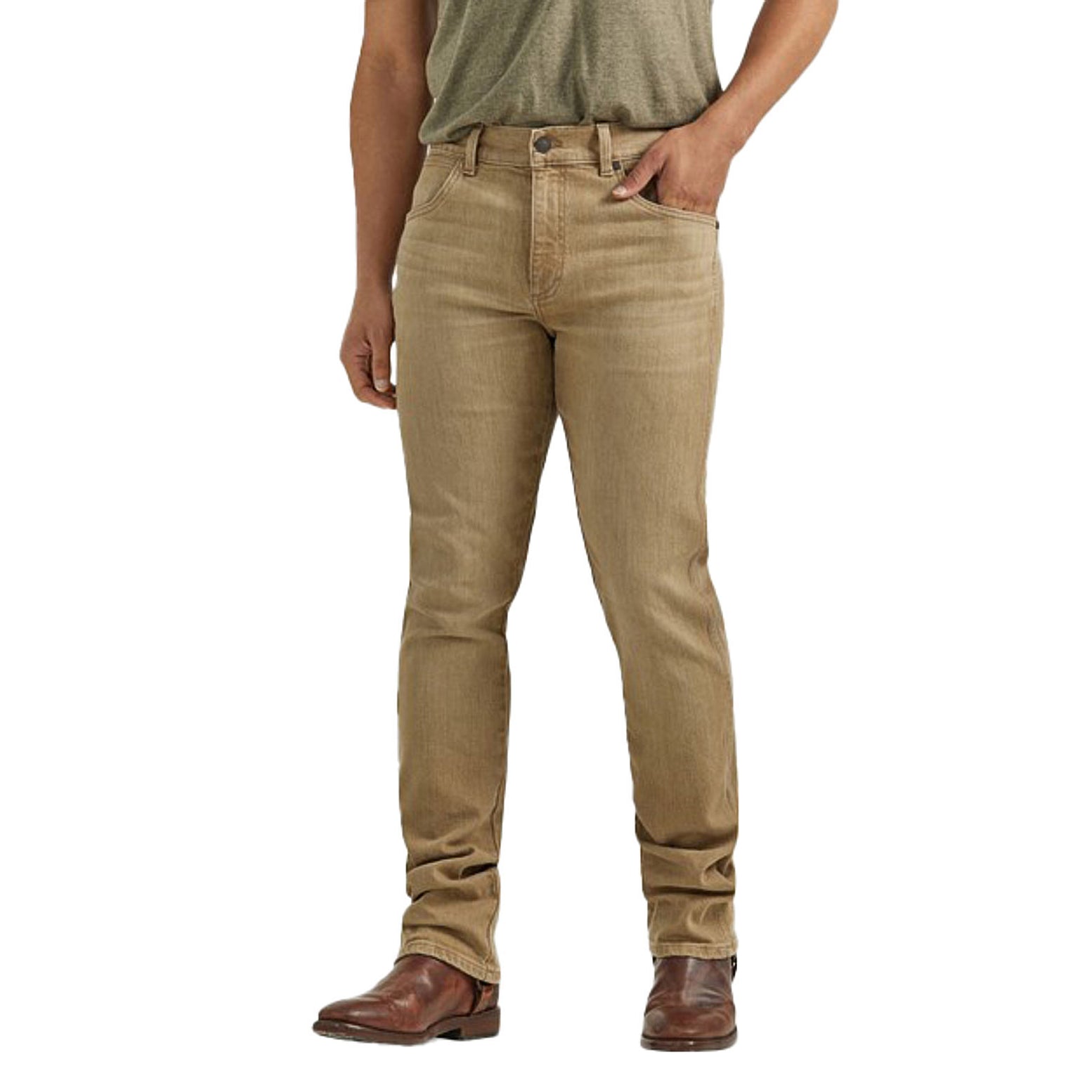 Wrangler Men's Retro Slim Straight Saddle Wash Jean