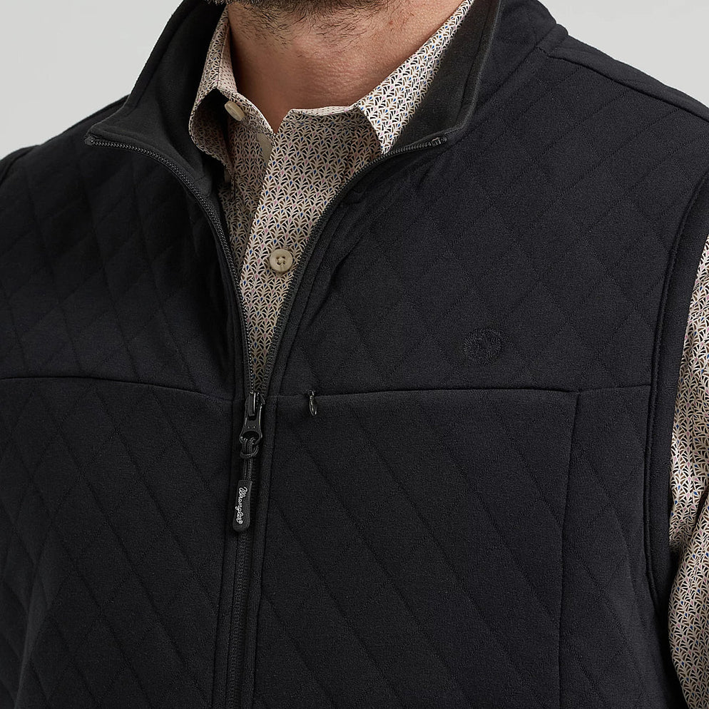 Wrangler Men's George Strait Black Vest