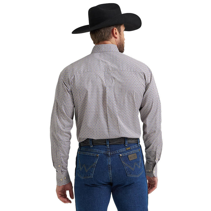 Wrangler Men's Stone Print George Strait Shirt
