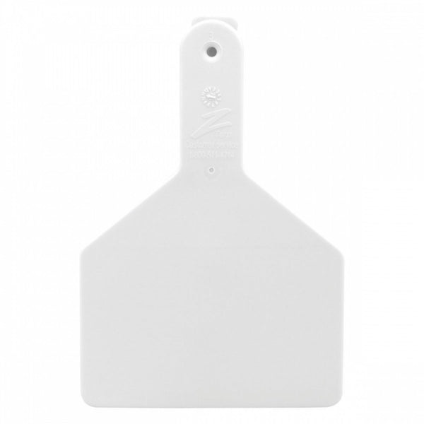Datamars Z Tags 1-piece White Blank Cow Tag 100pk