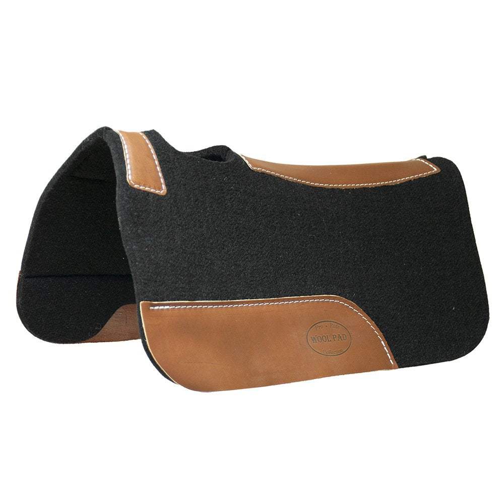 Mustang Black Contoured Felt Pony Saddle Pad