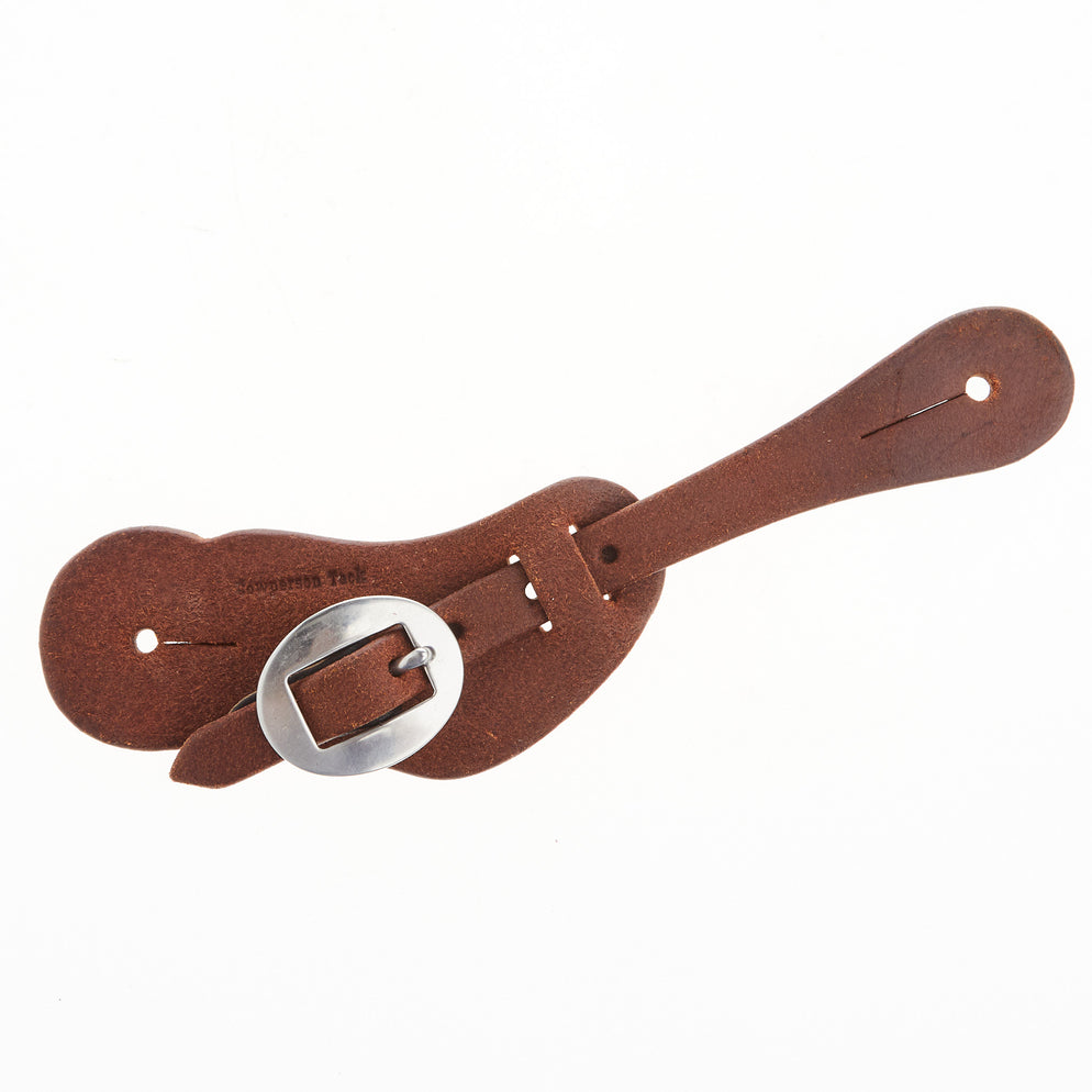 Cowperson Tack Oiled Roughout Cowboy Spur Straps