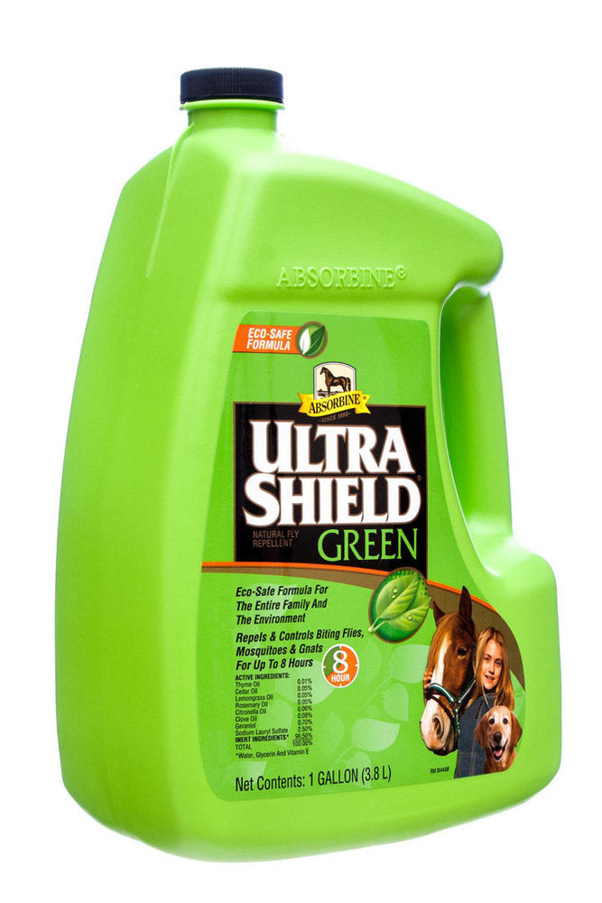 UltraShield Green Natural Fly Repellent Spray Gallon