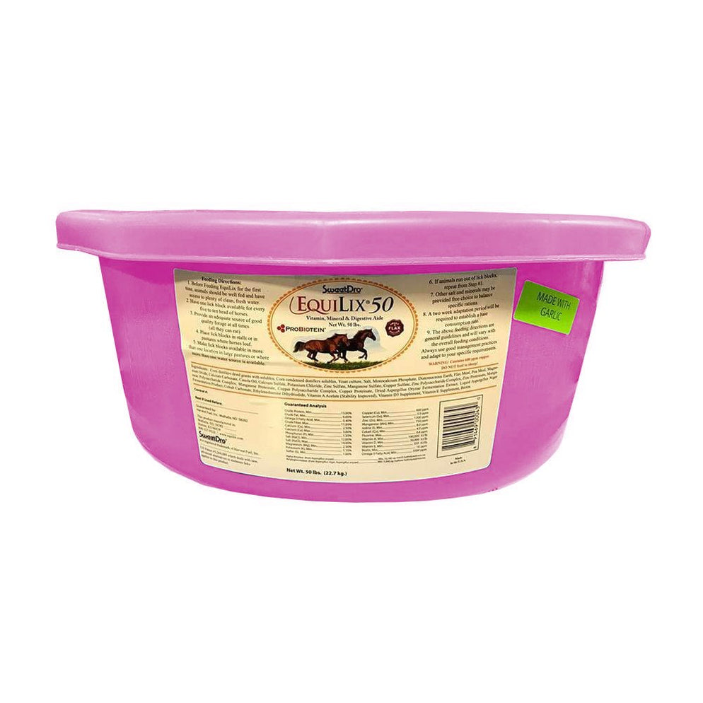 Equilix SweetPro Tub 50 lb with Garlic