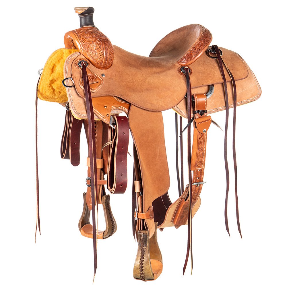 Nrs Competitors 1/8 Breed Poinsettia Will James Ranch Roper Saddle