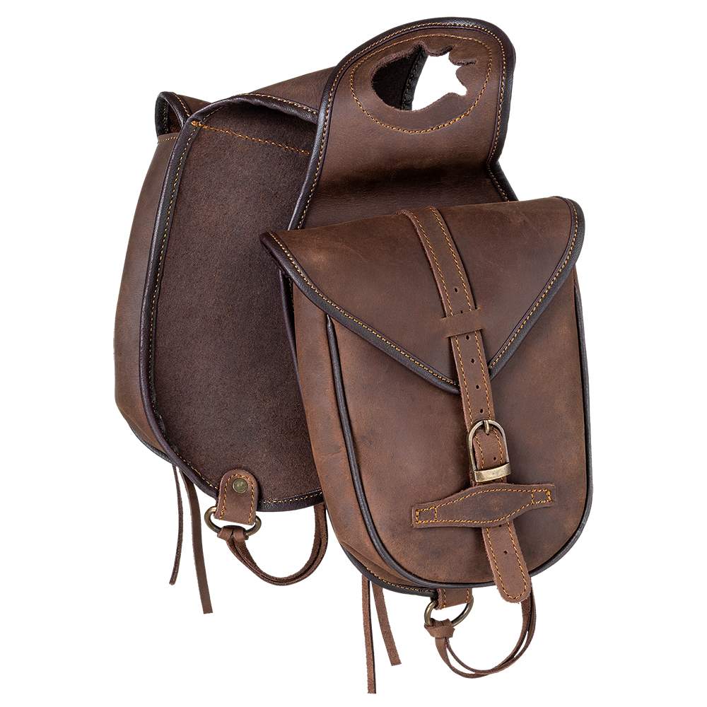Tough 1 Soft Leather Trail Riding Saddle Horn Bag