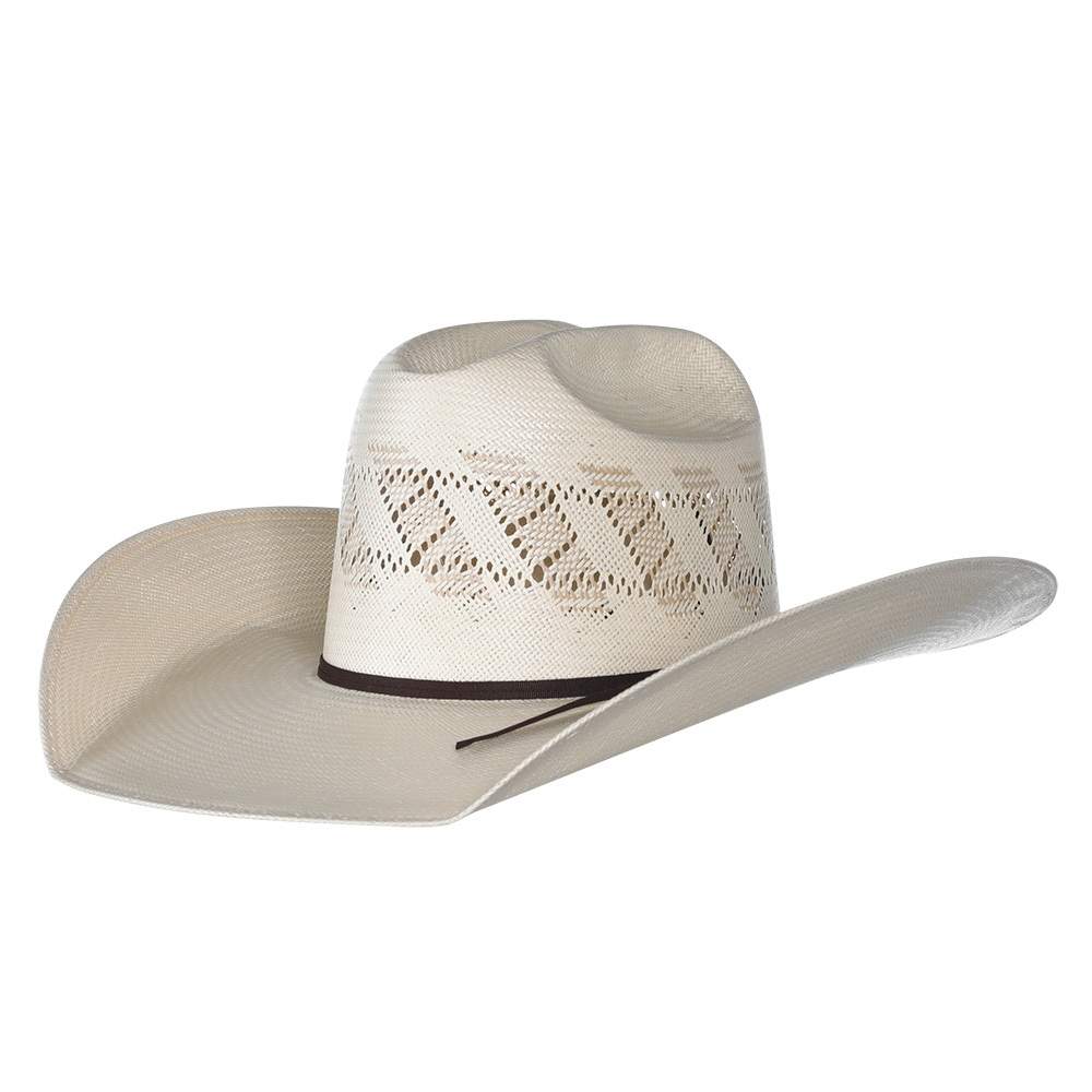 Shantung Straw Cowboy Hat | Buy the Ivory The Wind Rodeo King Open ...