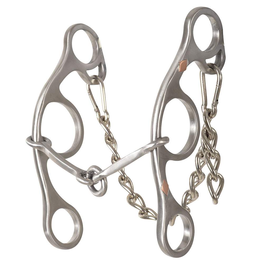 Classic Sherry Cervi O-Ring Square Snaffle Short Shank Gag Bit