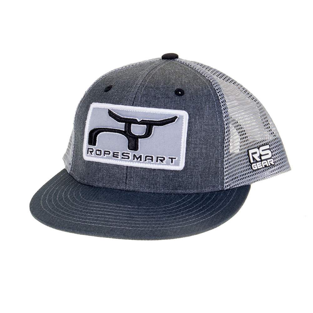 Ropesmart Rope Smart Gray Patch Logo Trucker Snapback