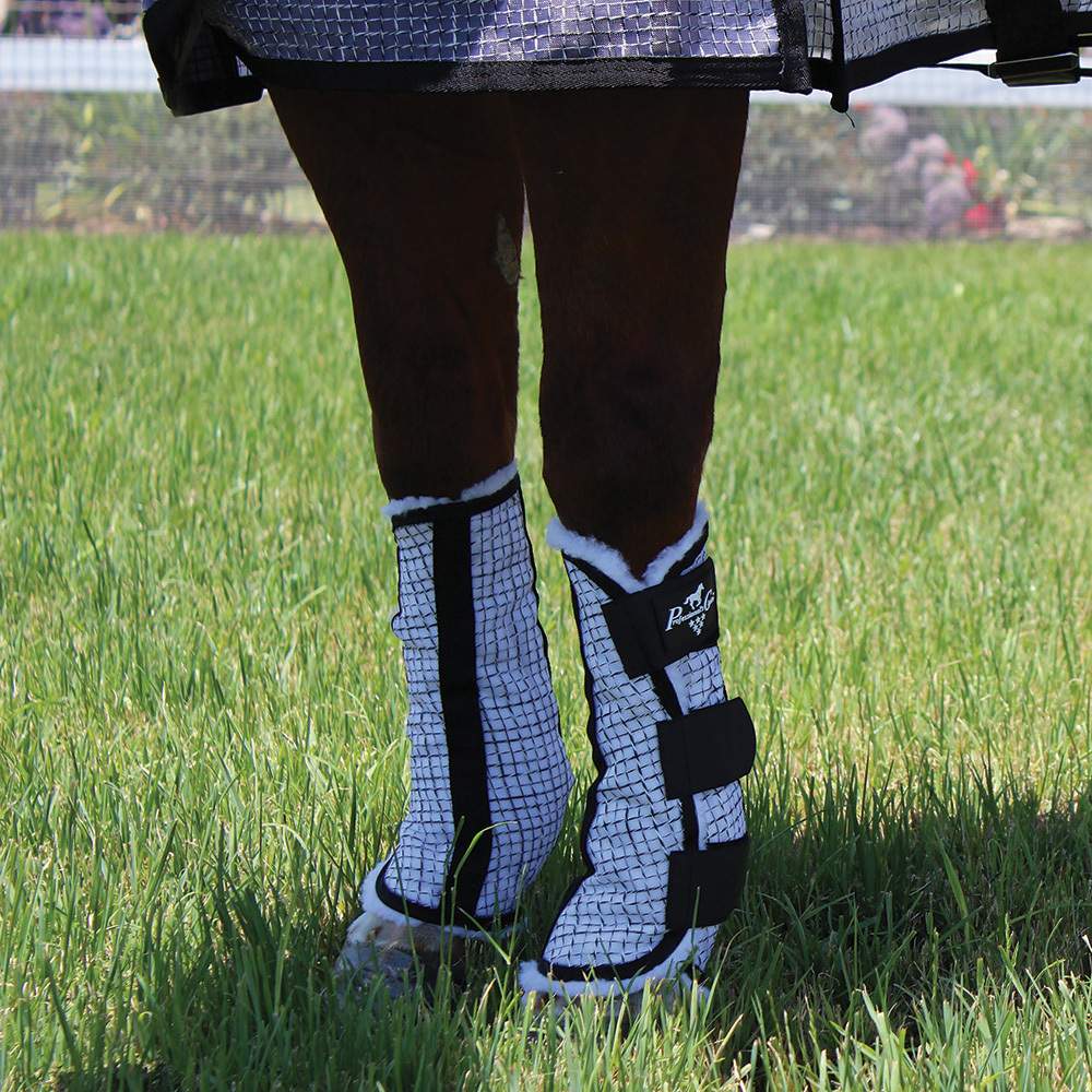 Professionals Choice Fly Boots w/Fleece Lining