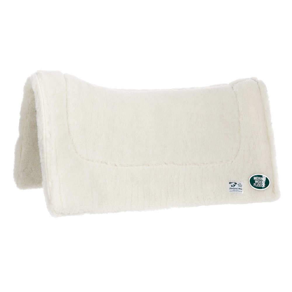 Diamond Wool Pad Company 30x30 Contoured Wool Fleece Liner Pad