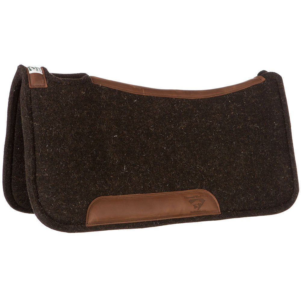 Diamond Wool Pad Company Contoured Felt 1in. Saddle Pad