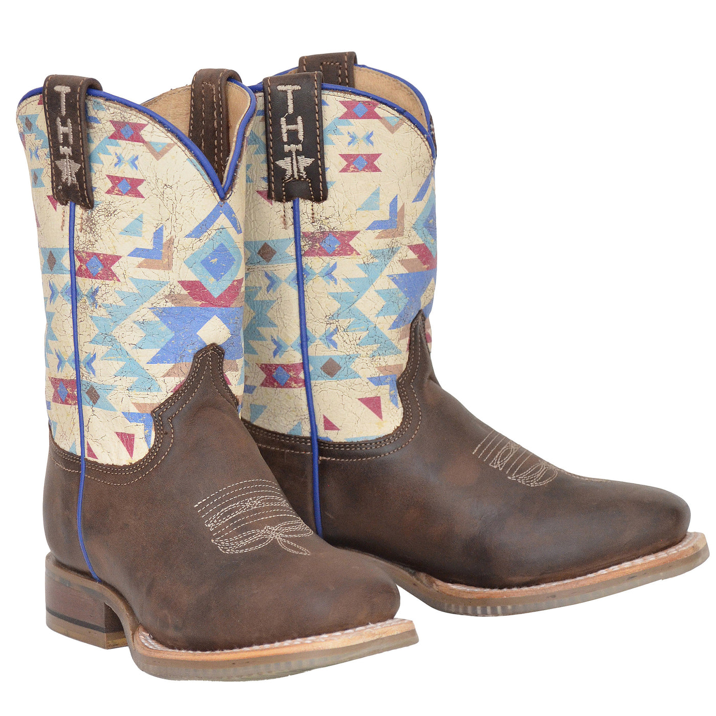 Tin Haul Kids Geronimo Saddle Up Sole Square Boot