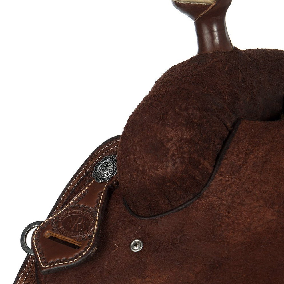 Nrs Competitors Chocolate Roughout Pencil Roll Team Roping Saddle