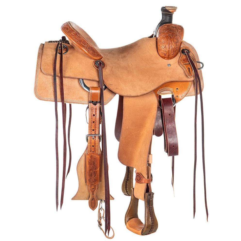 Nrs Competitors 1/8 Breed Poinsettia Will James Ranch Roper Saddle