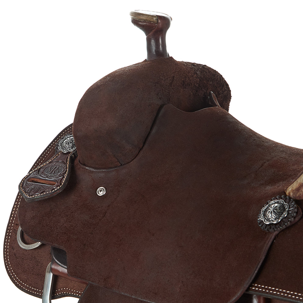 Nrs Competitors Competitor Series Chocolate Roughout Team Roping Saddl