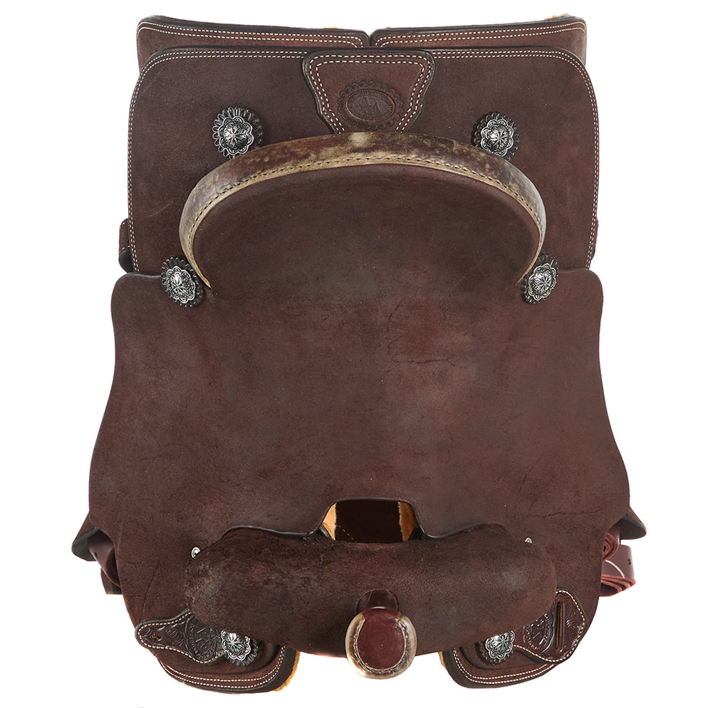 Nrs Competitors Competitor Series Chocolate Roughout Team Roping Saddl