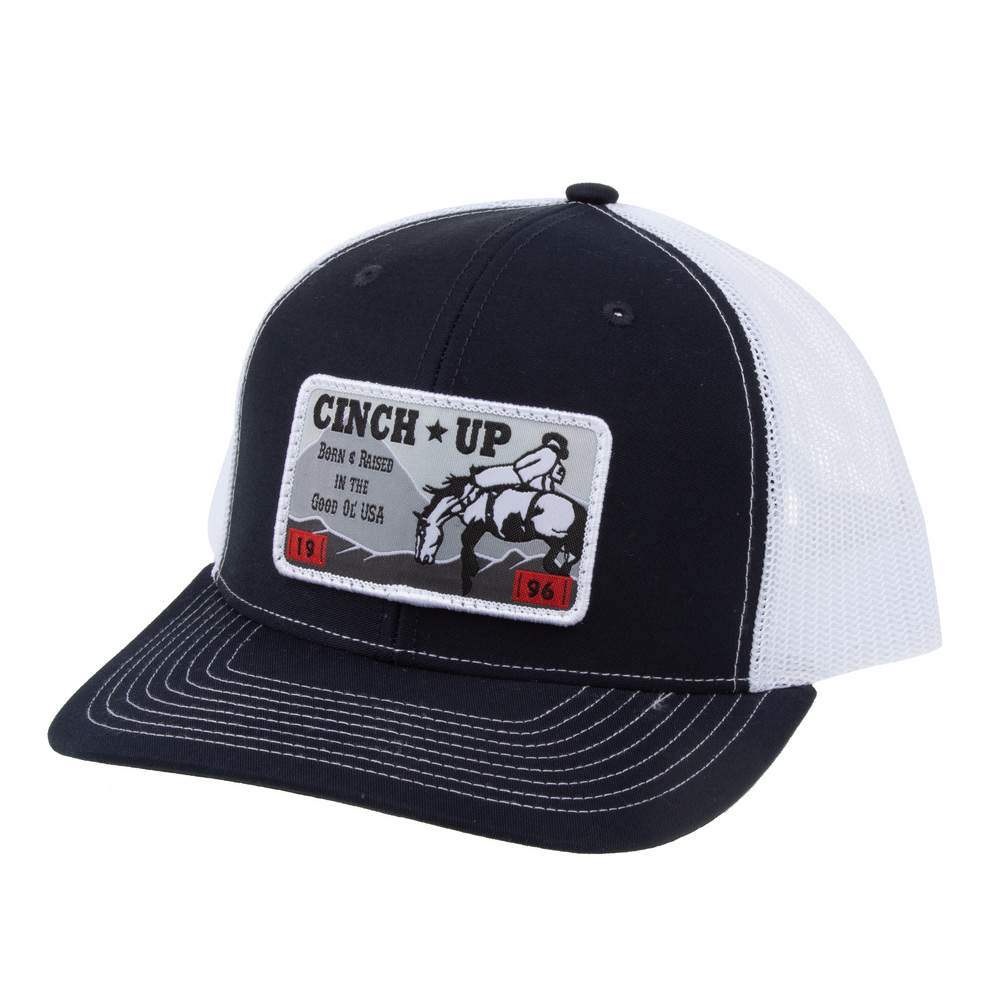 Cinch Navy Cinch Up Patch Cap