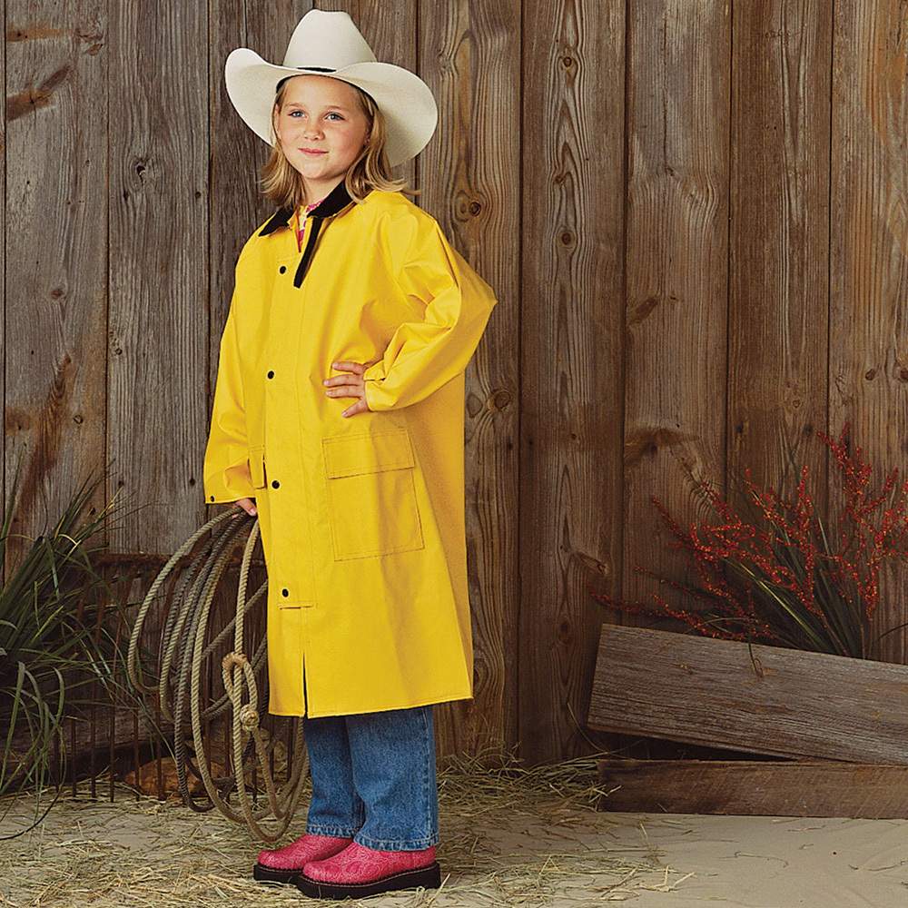 Kid's Yellow Saddle Slicker