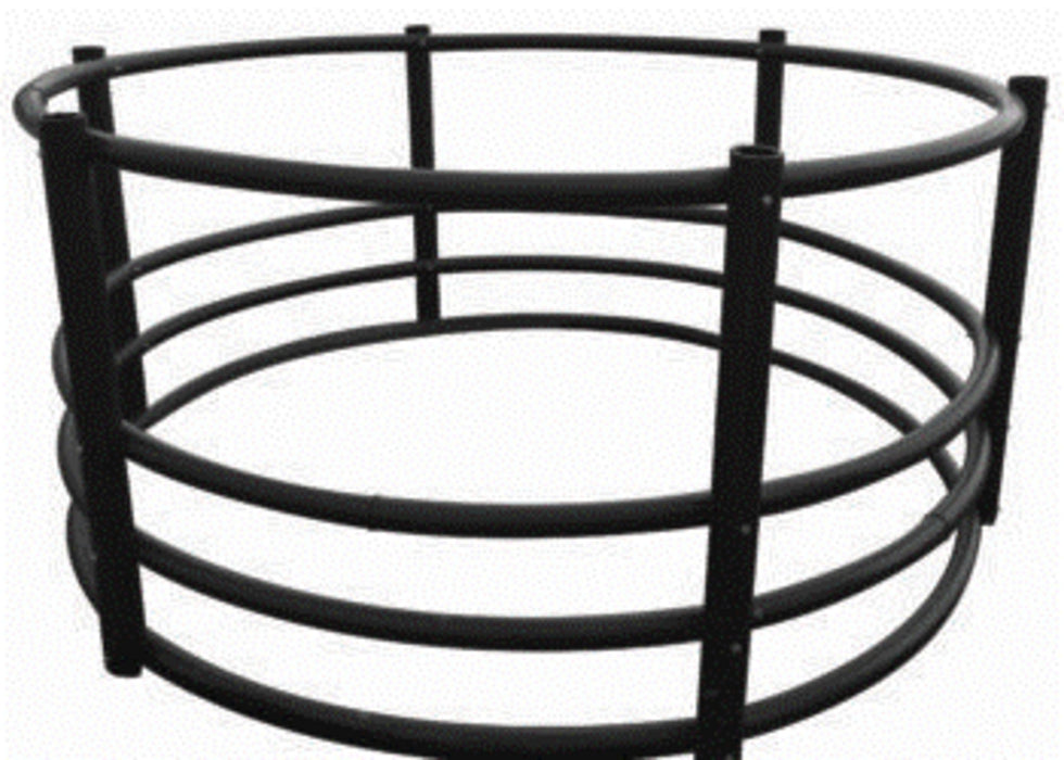 San Antonio Steel Co Poly Pipe Hay Feeder Cattle