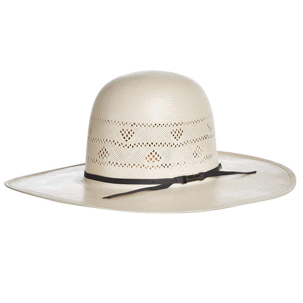 American Hats Double Triangle Vent 4 1/4in. Brim Open Crown
