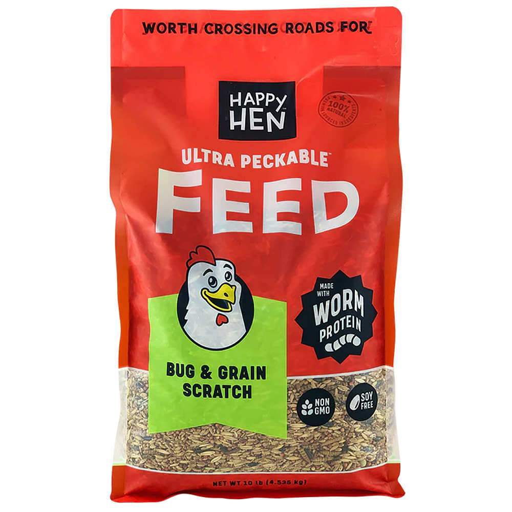 Happy Hen Hen Bug and Grain Scratch 10lb