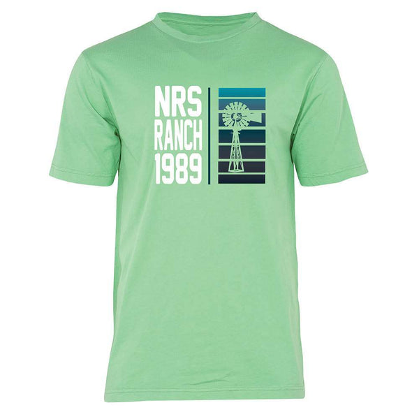 NRS Ranch Green Short Sleeve Windmill Logo Tee